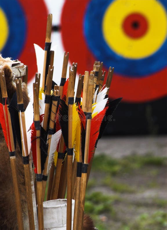 Arrows and target stock photo. Image of target, aiming - 5134396