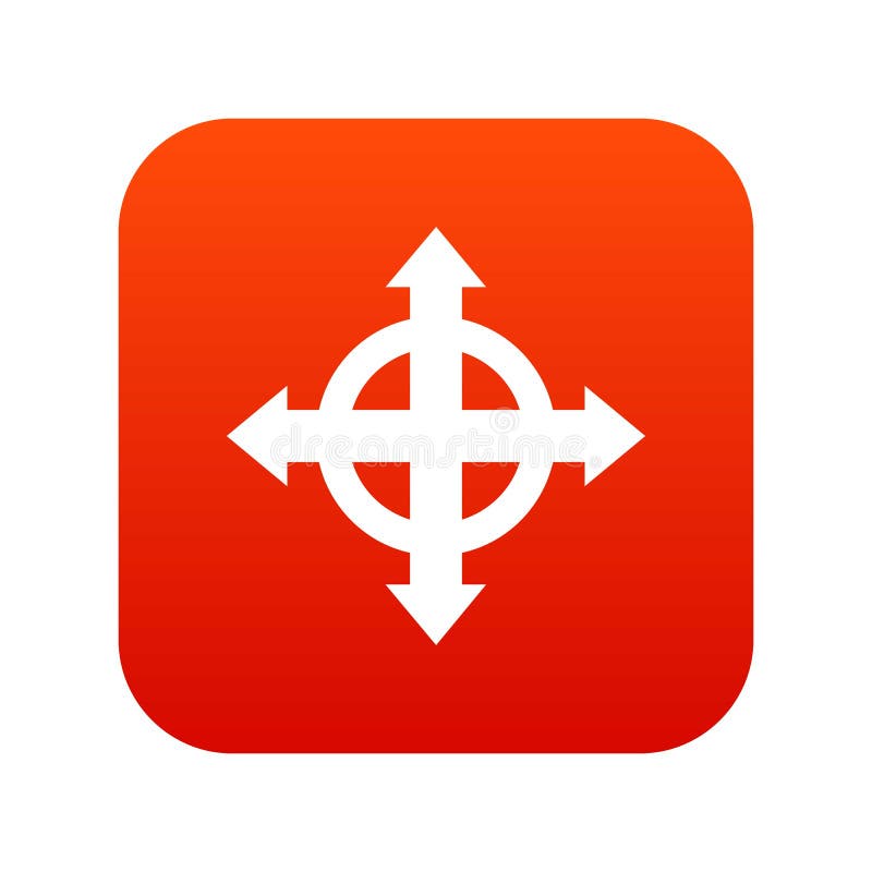 Arrows Off Target stock illustration. Illustration of symbol - 50151914