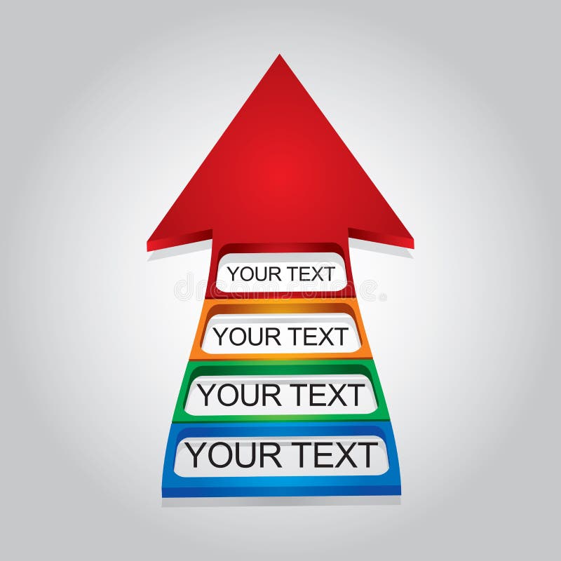 Arrows template stock illustration. Illustration of arrow - 24800961