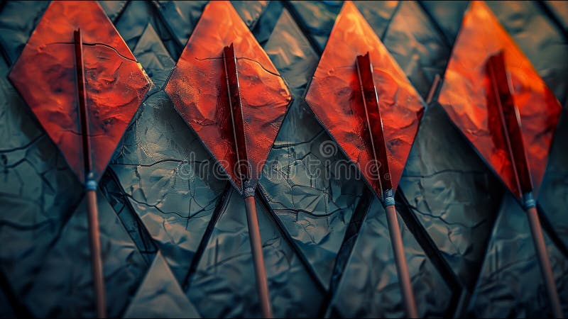 Arrows Texture Pattern Background Striking Bold Stone Palette Stock ...
