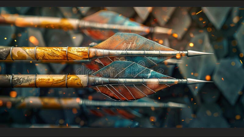 Arrows Texture Pattern Background Striking Bold Stone Palette Stock ...