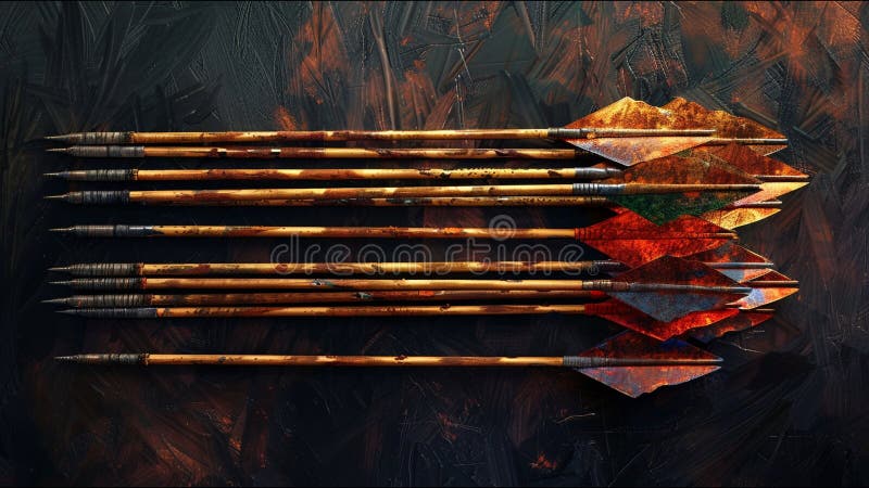 Arrows Texture Pattern Background Striking Bold Stone Palette Stock ...