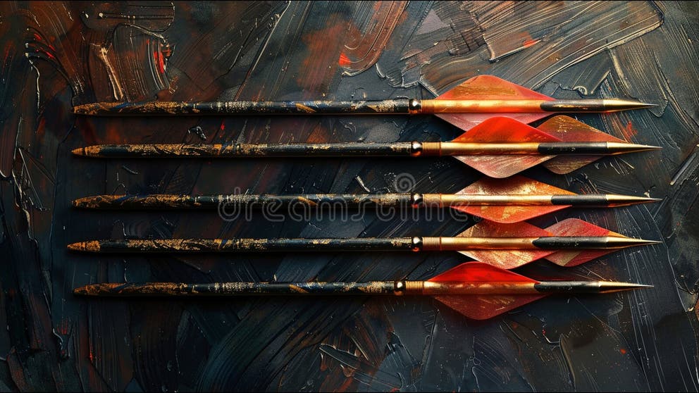 Arrows Texture Pattern Background Striking Bold Stone Palette Stock ...