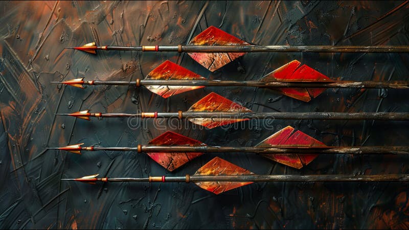 Arrows Texture Pattern Background Striking Bold Stone Palette Stock ...