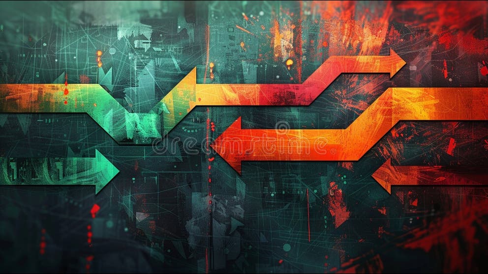 Arrows Texture Pattern Background Striking Bold Stone Palette Stock ...