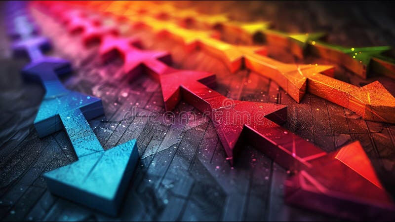 Arrows Texture Pattern Background Striking Bold Stone Palette Stock ...