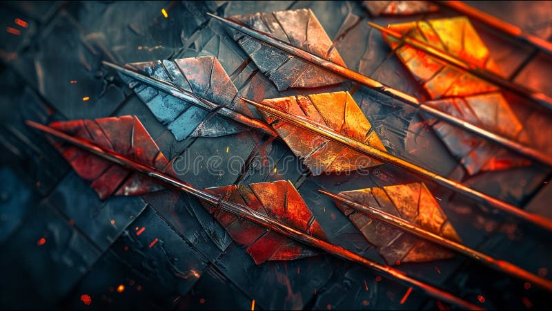 Arrows Texture Pattern Background Striking Bold Stone Palette Stock ...