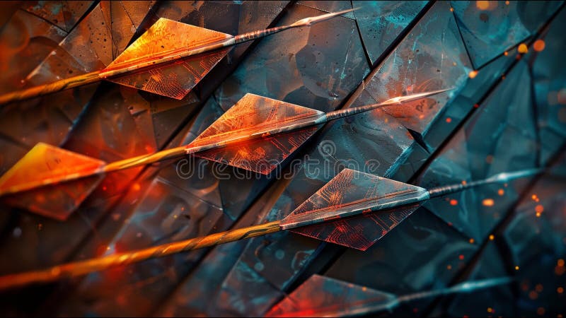 Arrows Texture Pattern Background Striking Bold Stone Palette Stock ...