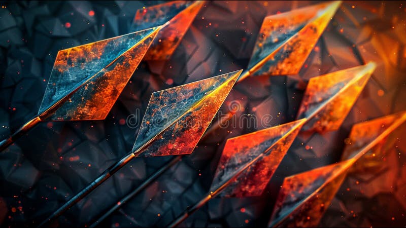 Arrows Texture Pattern Background Striking Bold Stone Palette Stock ...