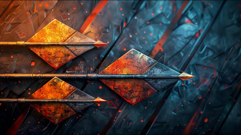 Arrows Texture Pattern Background Striking Bold Stone Palette Stock ...