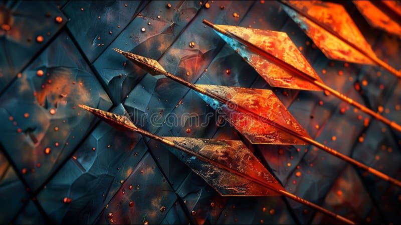 Arrows Texture Pattern Background Striking Bold Stone Palette Stock ...