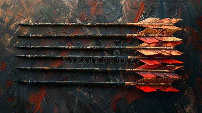 Arrows Texture Pattern Background Striking Bold Stone Palette Stock ...