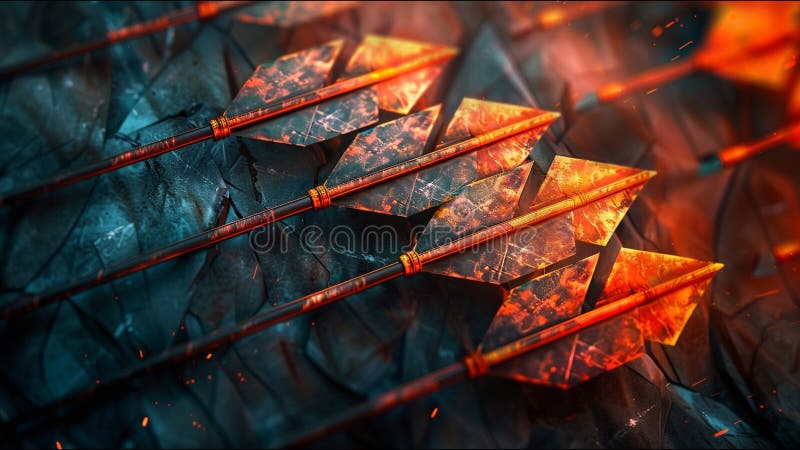 Arrows Texture Pattern Background Striking Bold Stone Palette Stock ...