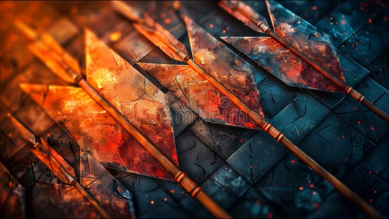 Arrows Texture Pattern Background Striking Bold Stone Palette Stock ...