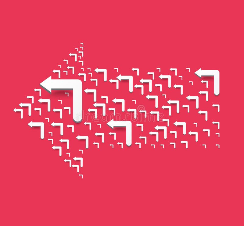 Arrows Vector Illustration Collection, Background Arrows Stock Vector ...