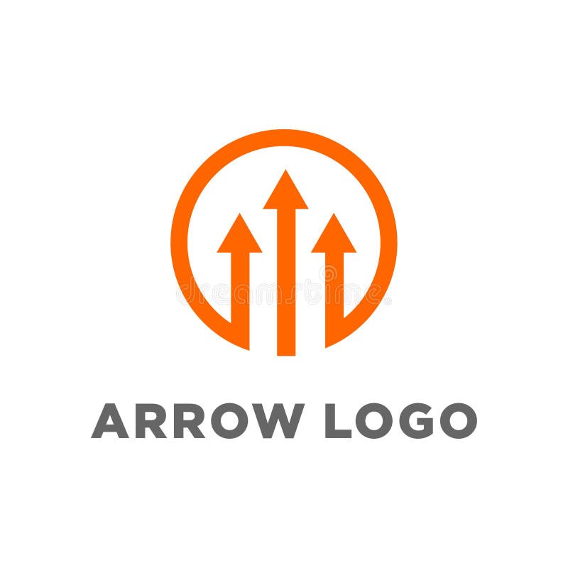 Arrows Vector Illustration Icon Logo. Stock Vector - Illustration of ...