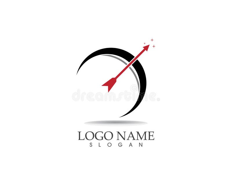 Arrows Vector Illustration Icon Logo Design Template Stock Vector ...
