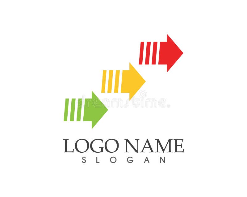 Arrows Vector Illustration Icon Logo Template Design Stock Vector ...