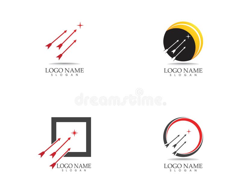 Arrows Vector Illustration Icon Logo Template Design Stock Vector ...
