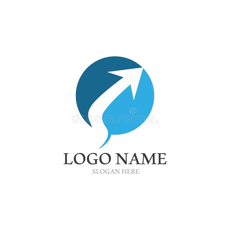 Arrows Vector Illustration Icon Logo Template Stock Vector ...