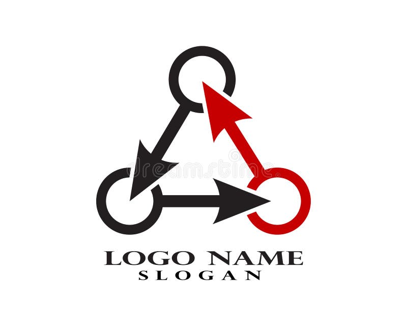 Arrows Vector Illustration Icon Logo Template Design Stock Vector ...