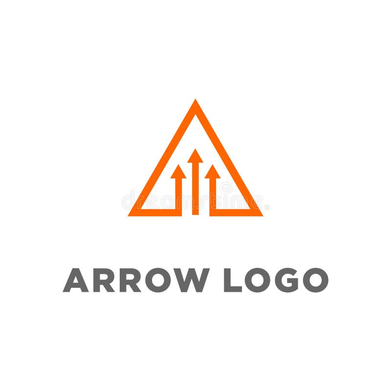 Arrows Vector Illustration Icon Logo. Stock Vector - Illustration of ...