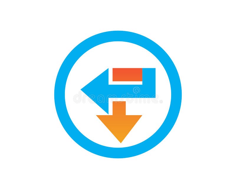 Arrows Vector Illustration Icon Logo Template Design Stock Vector ...
