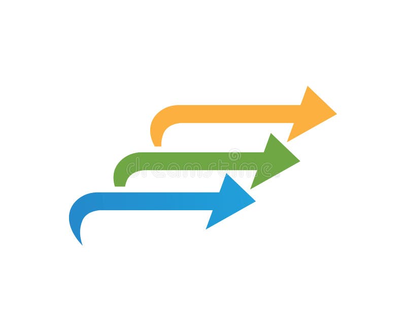 Arrows Vector Illustration Icon Logo Template Design Stock Vector ...