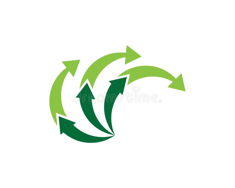 Arrows Vector Illustration Icon Logo Template Design Stock Vector ...