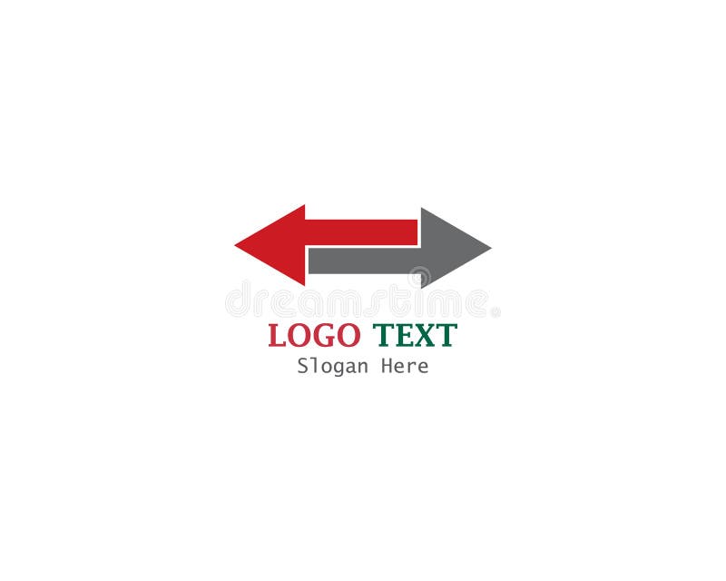 Arrows Vector Illustration Logo Template Design Stock Illustration ...