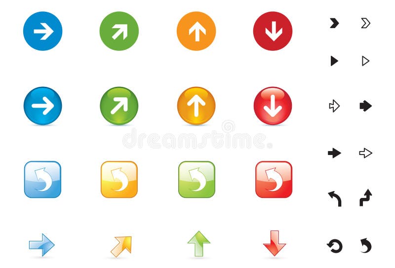 Arrows Vector stock vector. Illustration of online, vector - 32783723