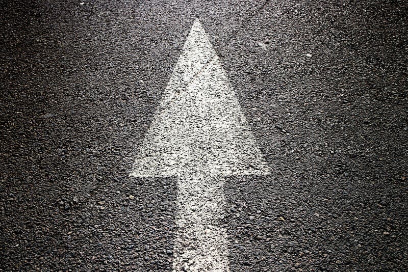 Arrows on the way stock photo. Image of concept, street - 100323912