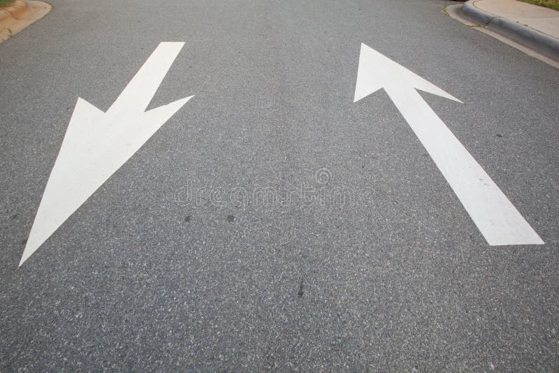 Arrows stock image. Image of driving, white, direction - 31441461