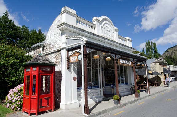 Arrowtown - Nueva Zelanda imagen editorial. Imagen de retro - 37127635