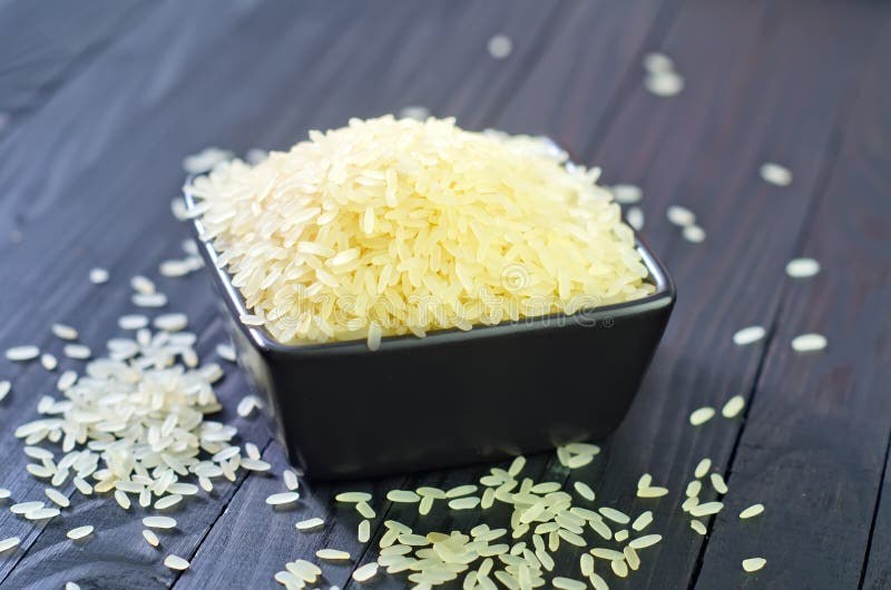 Arroz crudo foto de archivo. Imagen de cucharada, agricultura - 33658864