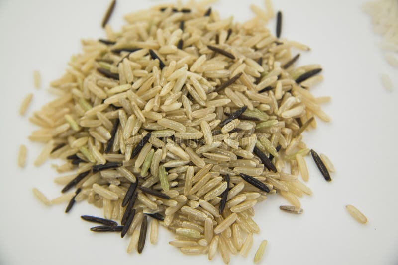 Arroz escuro Basmati imagem de stock. Imagem de dieta - 51994201