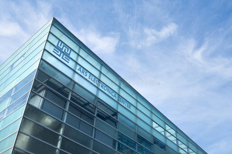 Ars Electronica Building in Linz, Austria Editorial Stock Image - Image ...