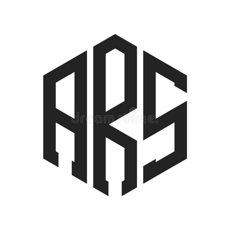 ARS Logo Design. Initial Letter ARS Monogram Logo Using Hexagon Shape ...
