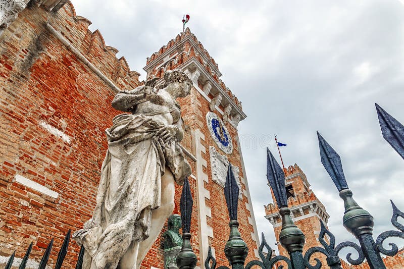 Arsenal Building in Venice, Italy Stock Photo - Image of city ...