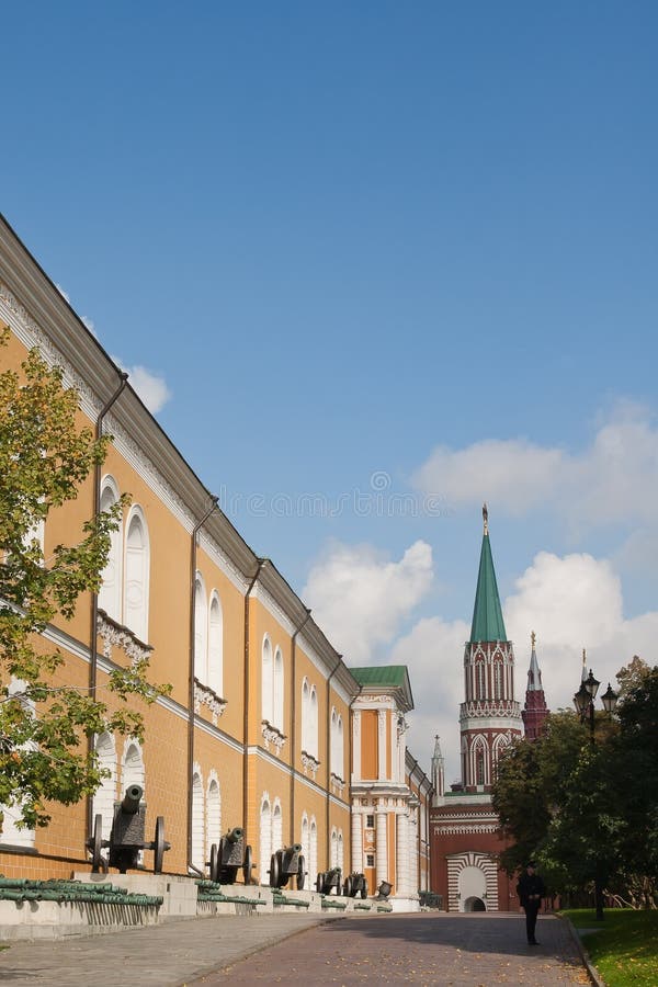 Arsenal in the Moscow Kremlin. Russia Stock Image - Image of defense ...