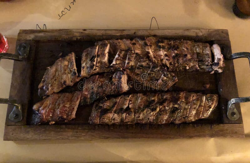 Arsenal Ribs and Spirits. Medieval Themed Restaurant Stock Image ...