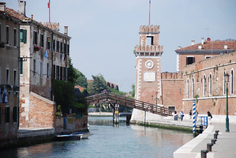 The Arsenale, Venice stock photo. Image of fortress, sunshine - 8303240