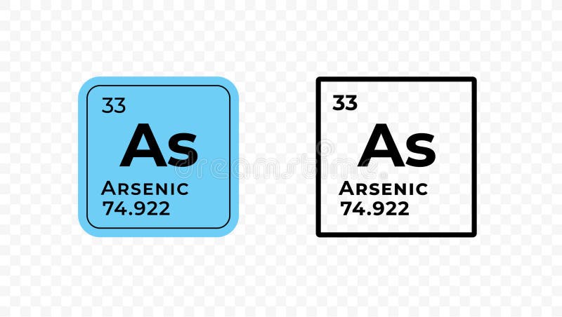 Arsenic, Chemical Element of the Periodic Table Vector Stock Vector ...