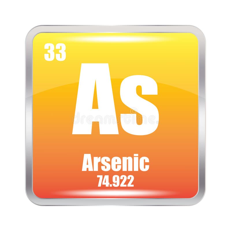 Arsenic Element Symbol. As Abbreviation. Atomic Number 33. Atomic Mass ...