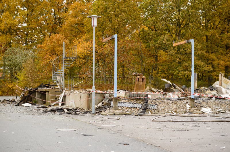 Arson stock image. Image of investigation, inferno, depot - 61128527