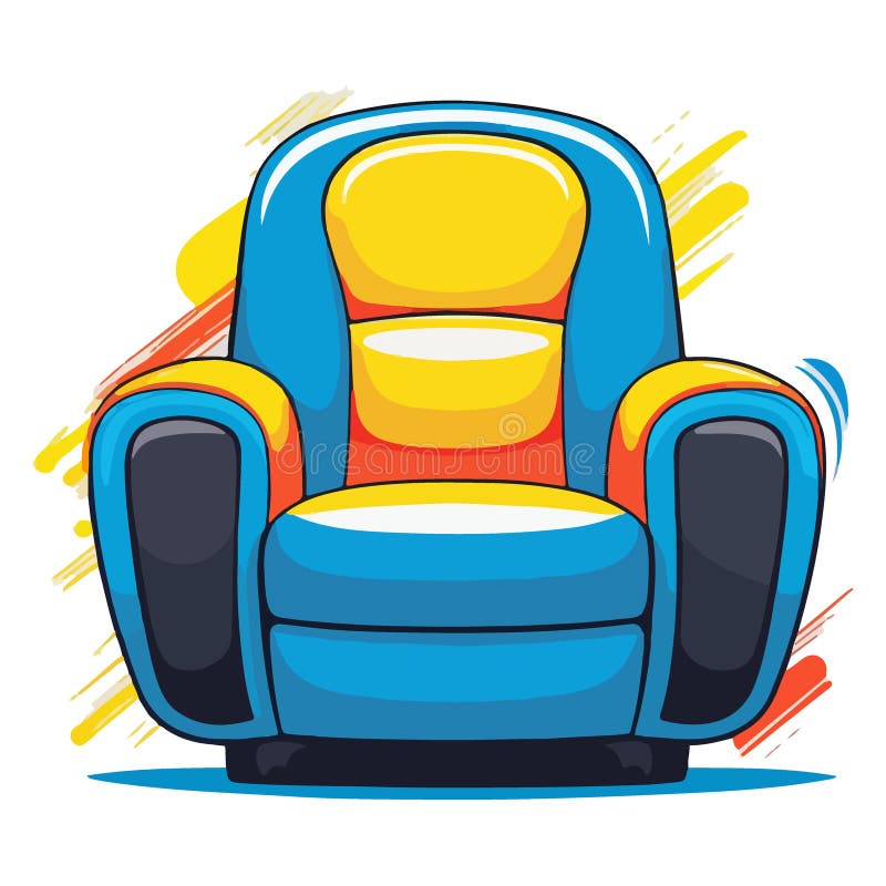 Illustration Vector Image Icon Logo Symbol Animation 3d Gaming Chair ...