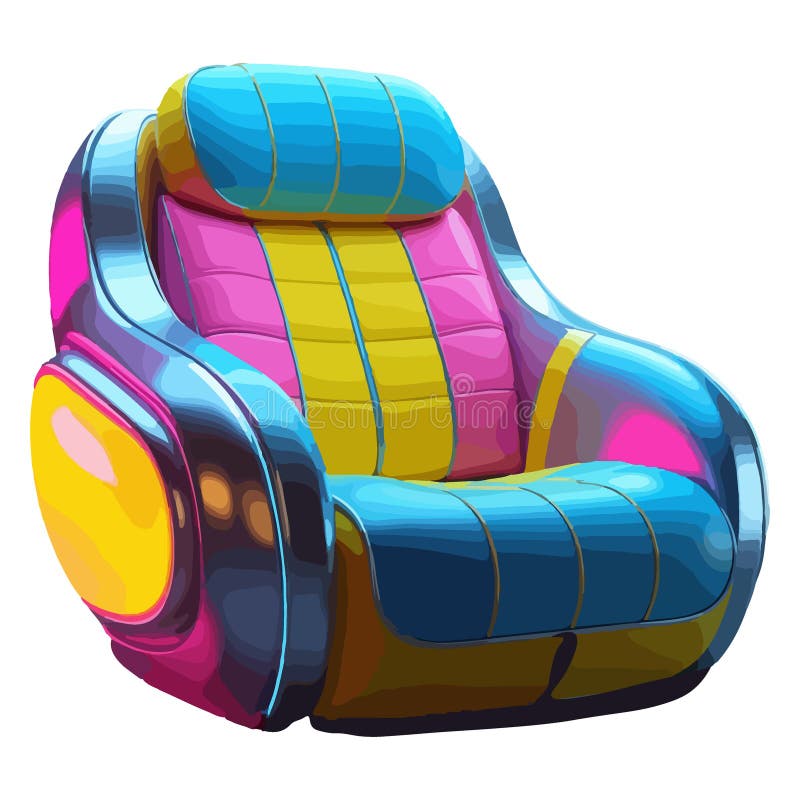 Illustration Vector Image Icon Logo Symbol Animation 3d Gaming Chair ...