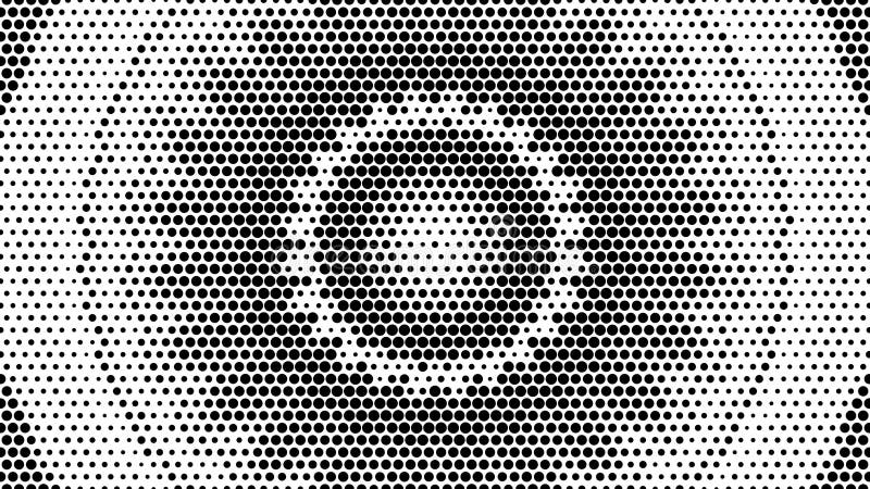 Abstract Black and White Dotted Background Stock Illustration ...