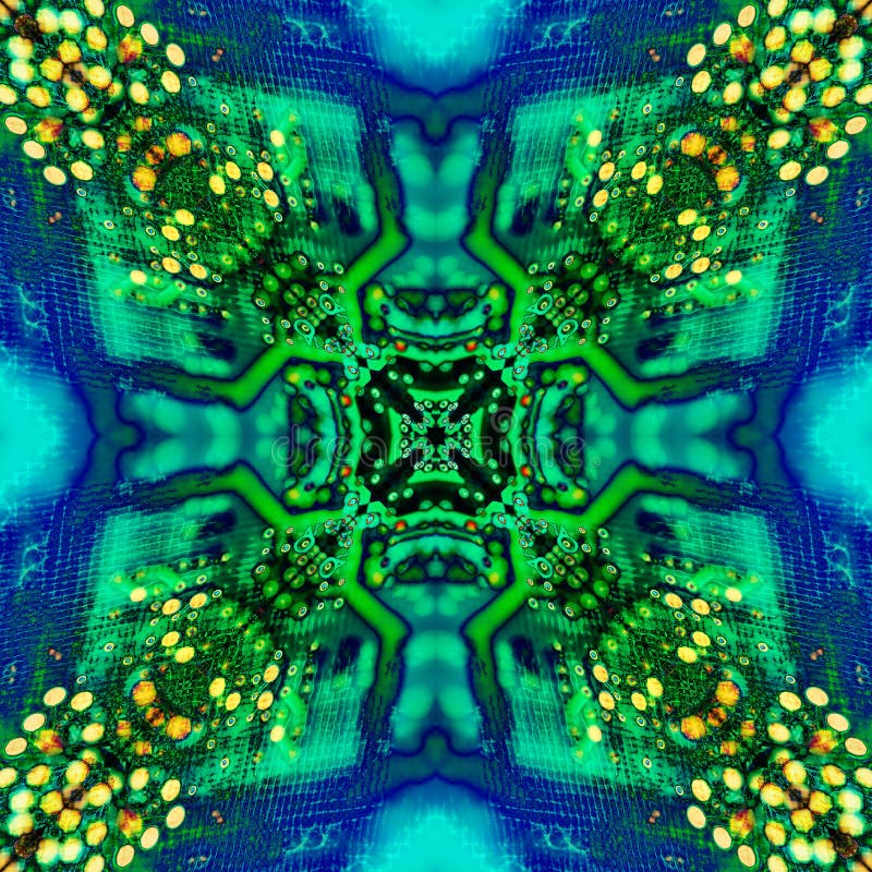 Art Abstract Design. Vivid, Color, Mirror Pattern. Stock Image - Image ...