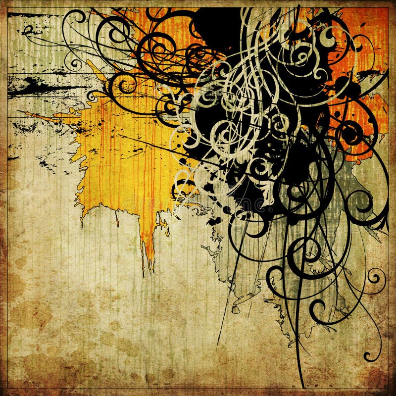 Art Abstract Grunge Texture Background Stock Illustration ...